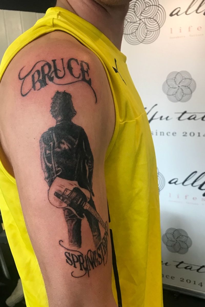 Tattoo uploaded by @I_wantINK • Bruce Springsteen tattoo • Tattoodo