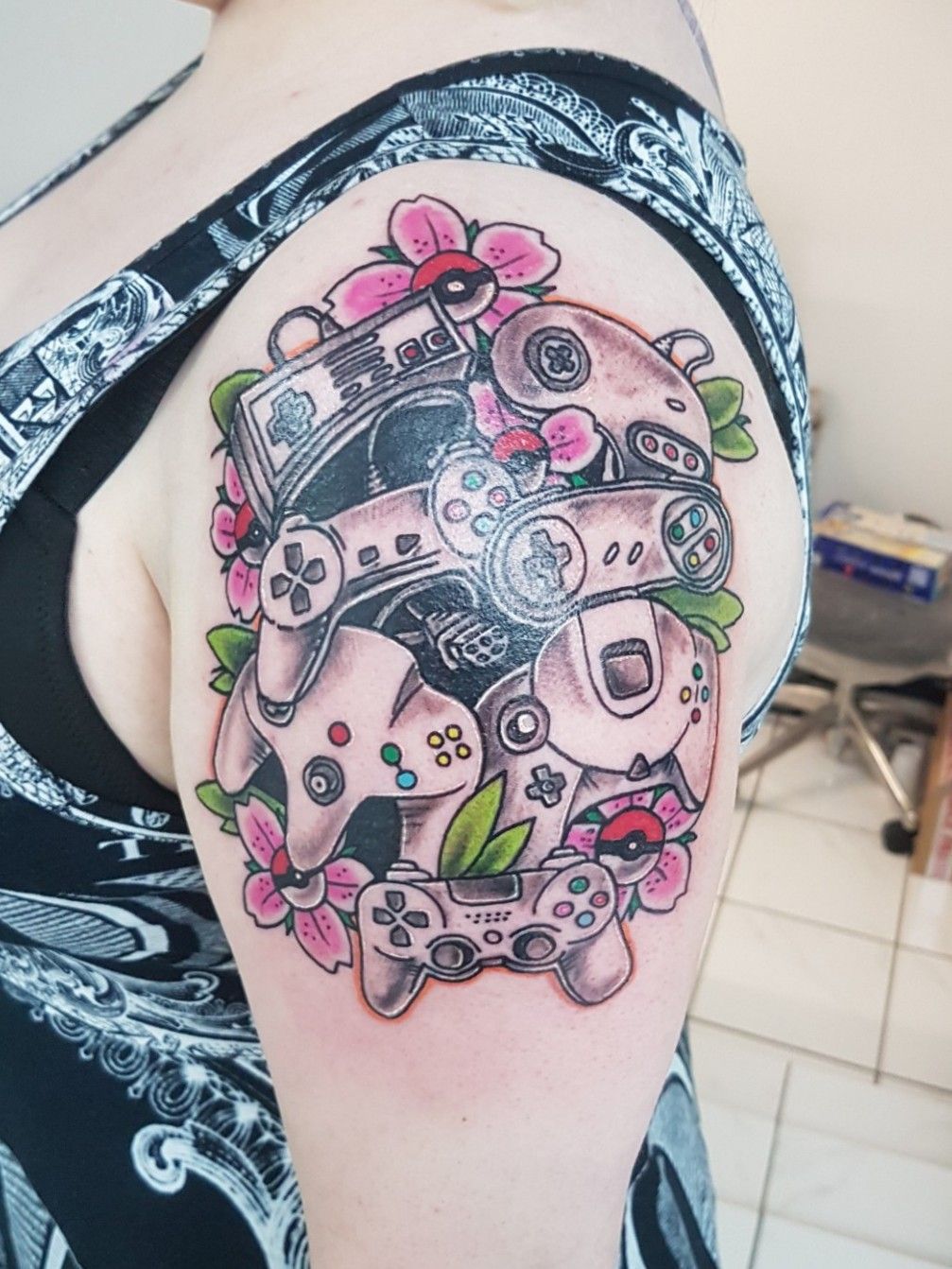 Female Gamer Tattoos