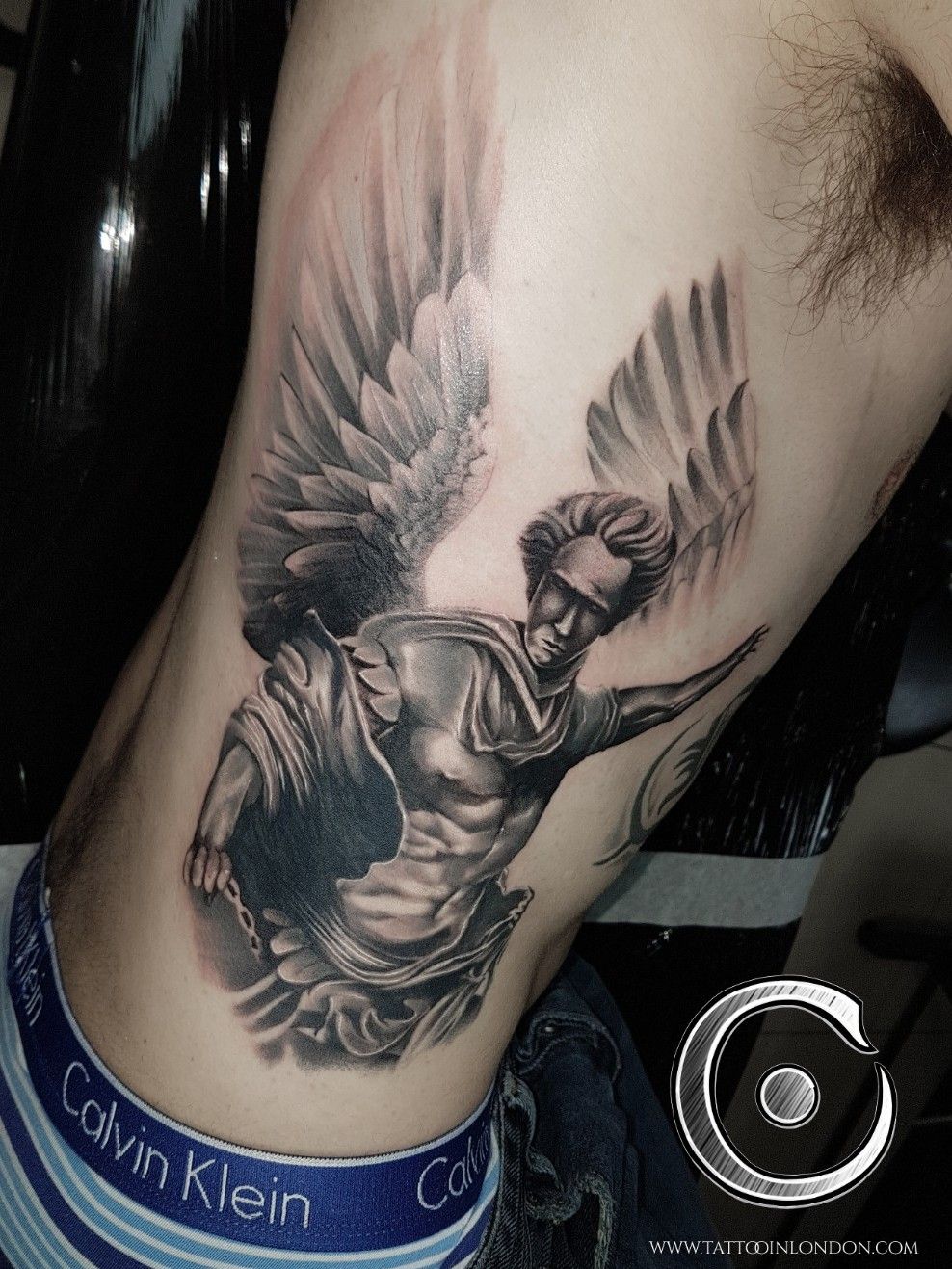 Angel Tattoos On Back