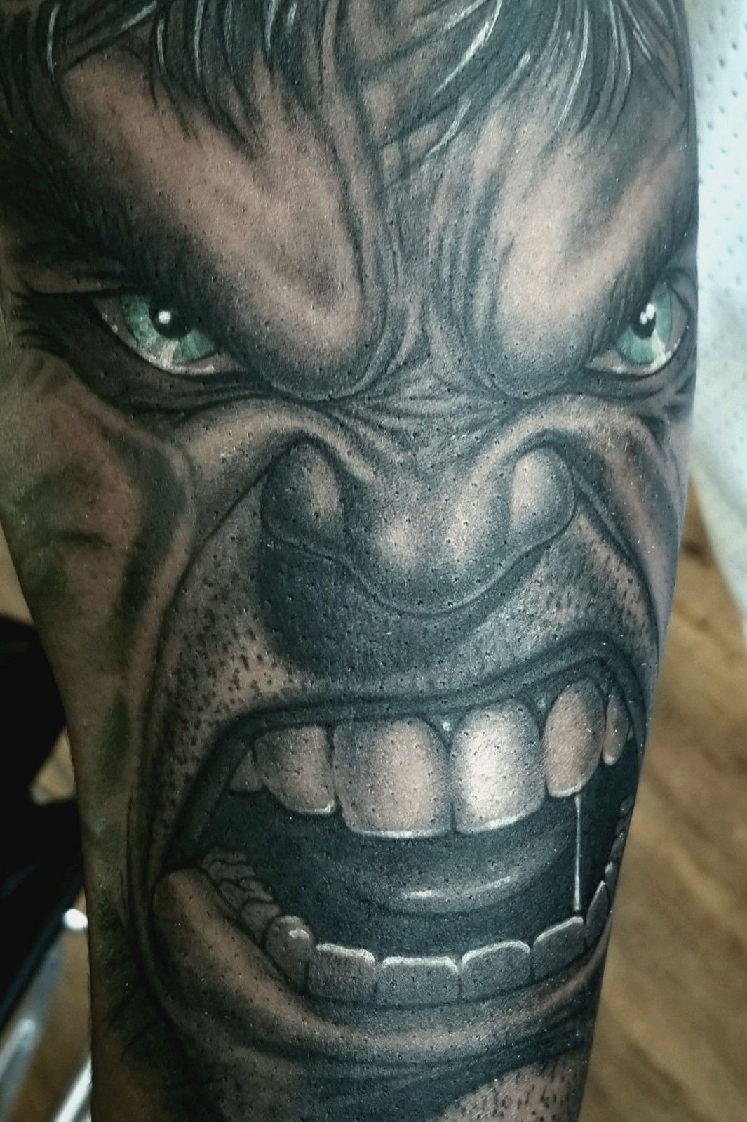 Black hulk tattoo | Orangetattooshop.com