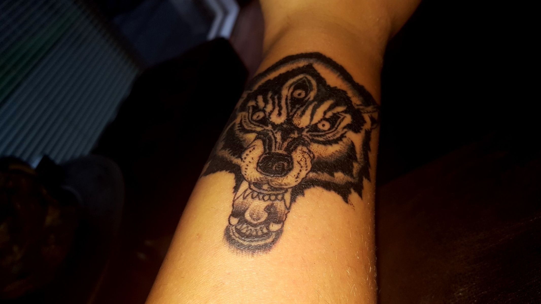 Tattoo uploaded by Sean Vg • 3 Eyed wolf Design by Jef Whitehead (Wrest ...