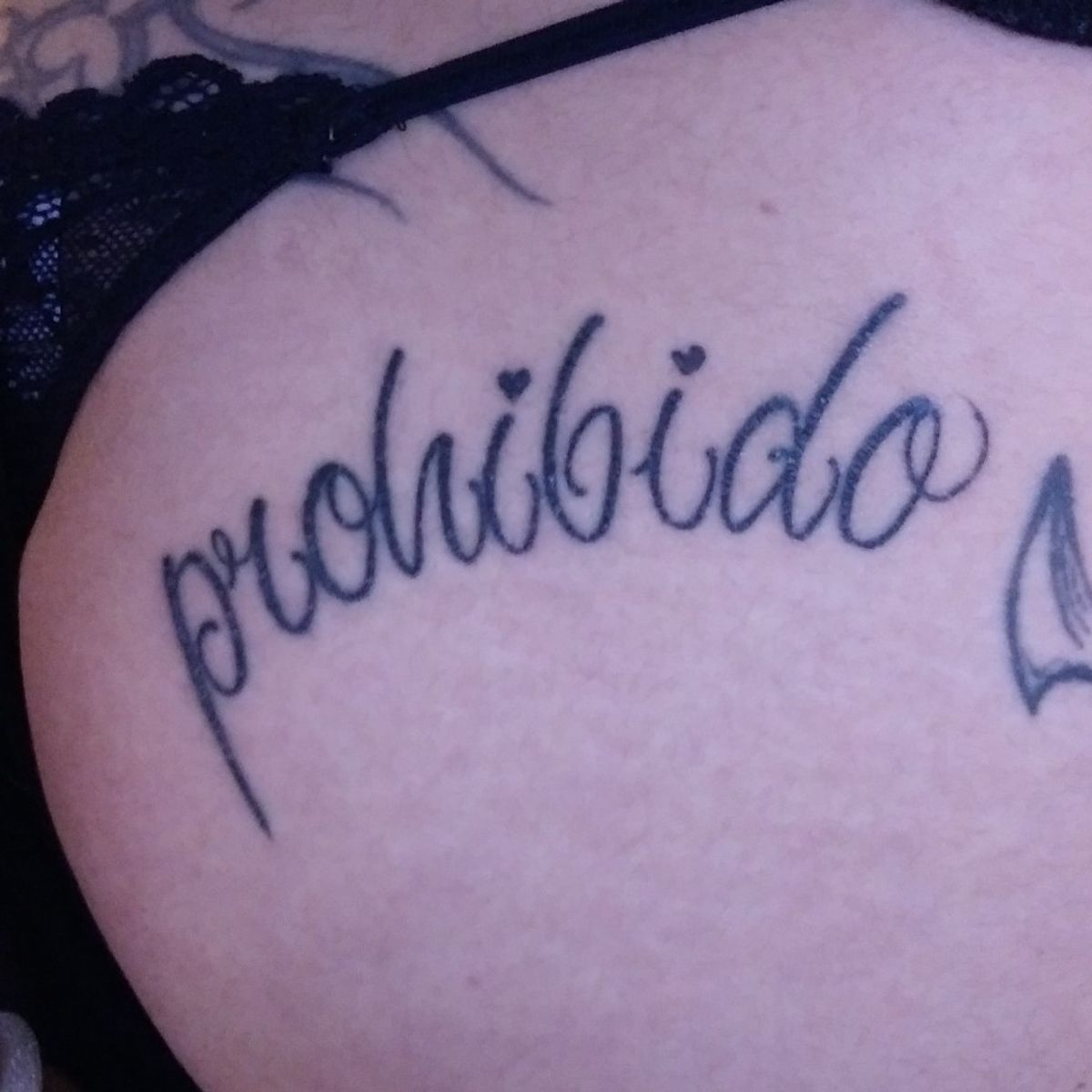 Tattoo uploaded by Dollar B. • prohibido #lovelettertattoo #lettering # ...