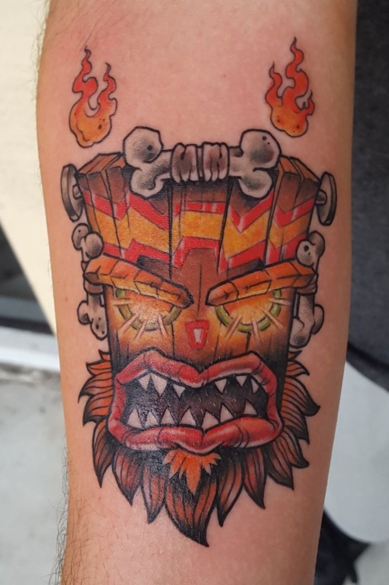 Tattoo uploaded by Aces High Tattoo Boynton • Uka uka #aceshightattoo # ...