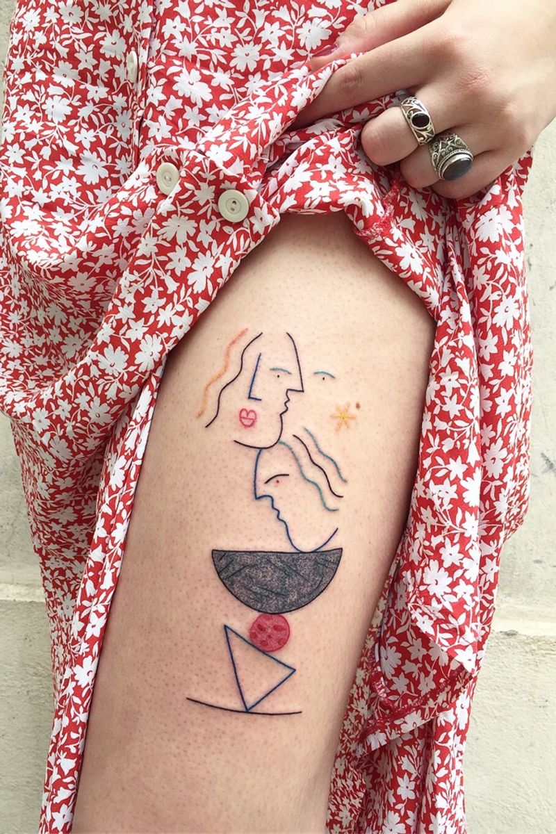 Tattoo uploaded by Carlo Amen • Equilibrium totem • Tattoodo