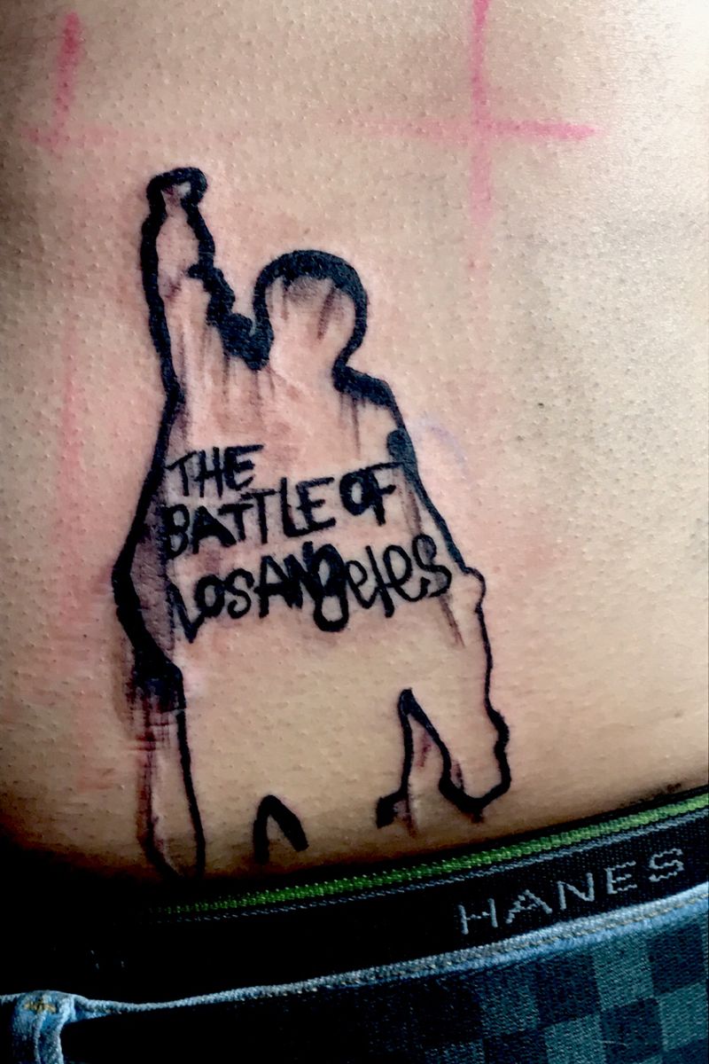 Tattoo uploaded by Joseph • #Music #LosAngeles #RATM • Tattoodo