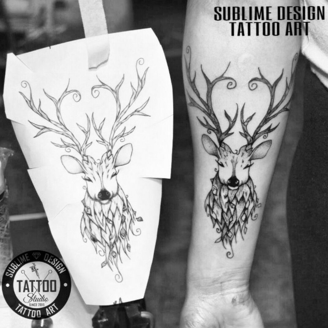 Hirsch Tattoo Designs