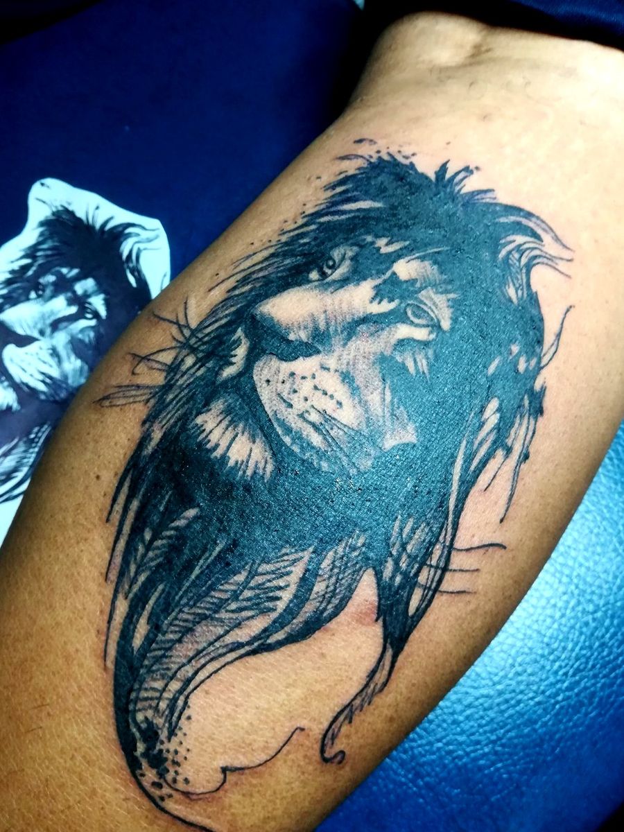 Tattoo uploaded by Chanel Prinsloo • Beautiful artist lions head ...