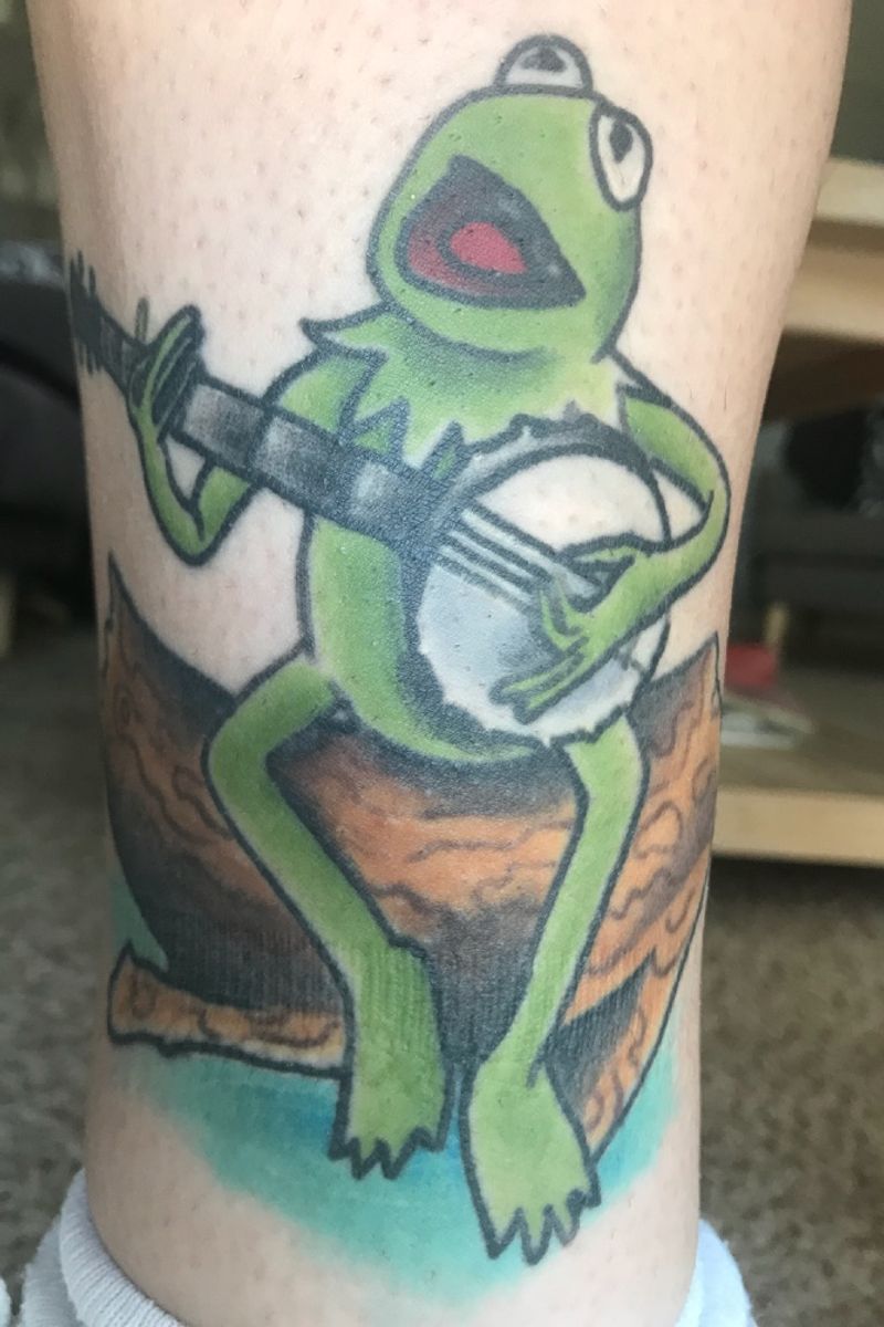 Tattoo uploaded by Danielle Shockey • Kermit the frog • Tattoodo