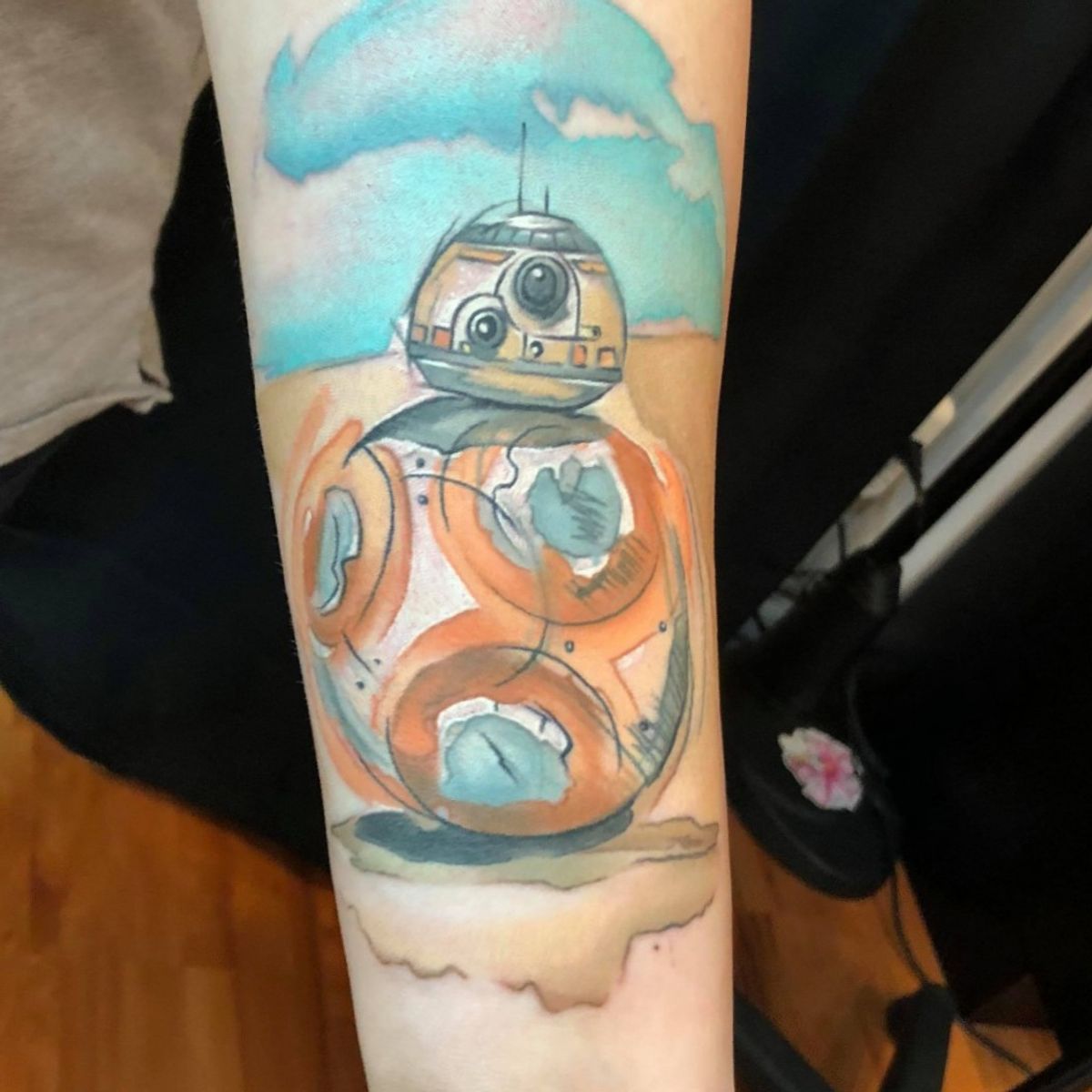 Tattoo uploaded by Mary Puppo • BB-8 by the amazing @paintingsbychrista ...