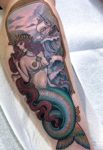 Sexy Mermaid Tattoo