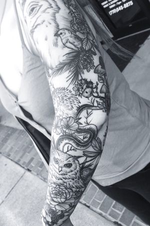 Tattoo uploaded by Jenn • Blackwork sleeve • Tattoodo