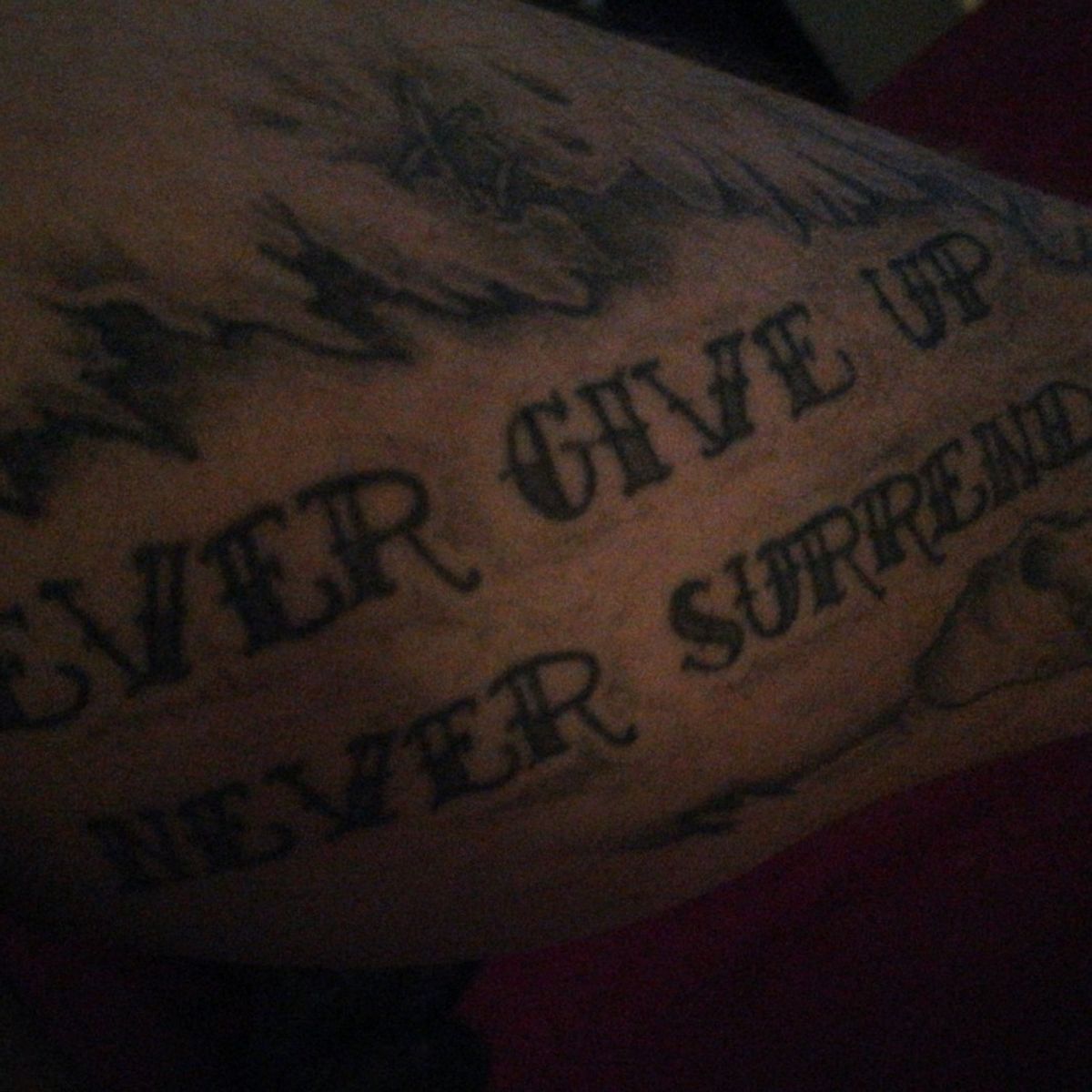 Tattoo uploaded by Jusa Sarapuu • Never give up of tattoos and never ...