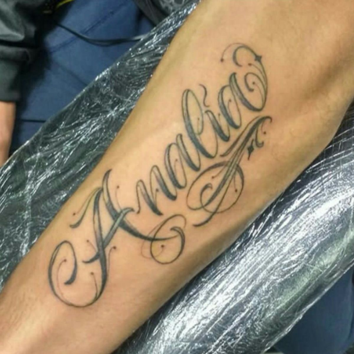 Tattoo uploaded by Franco Placasos • Custom Lettering • Tattoodo