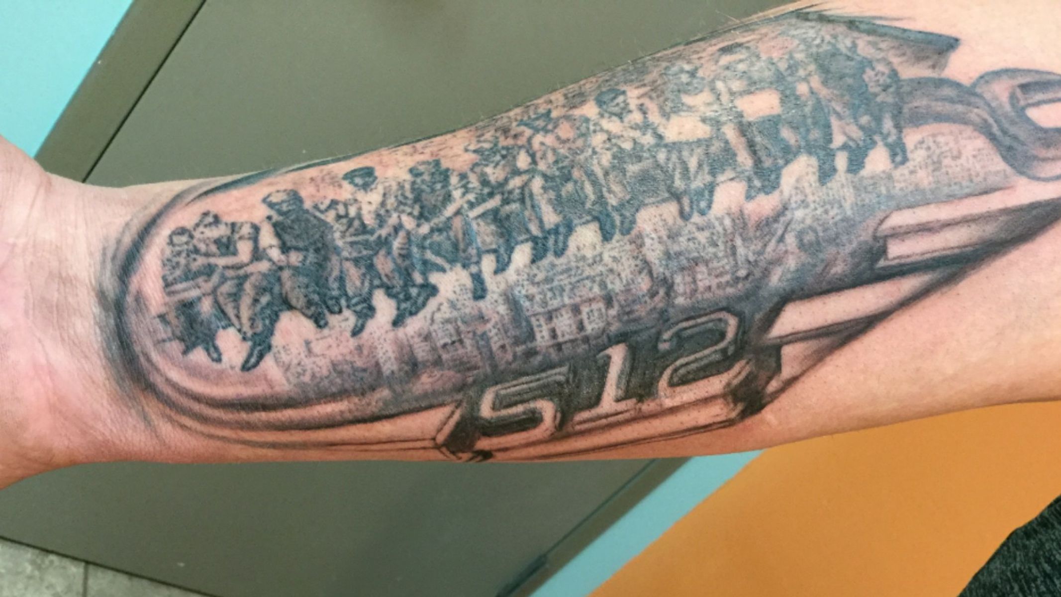 Tattoo uploaded by Anthony Tautges • Iconic "lunch atop a skyscraper ...