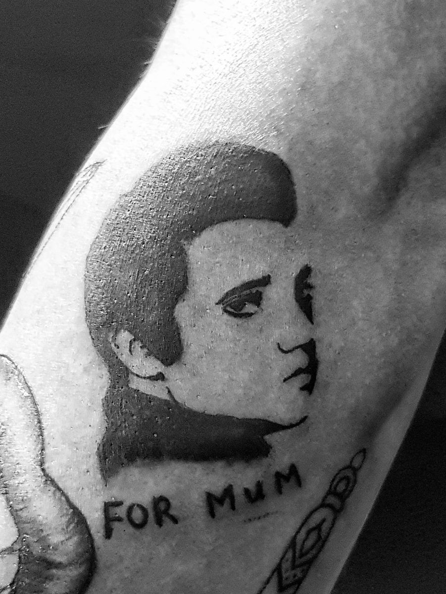 Tattoo uploaded by Sam Parkinson • Small elvis • Tattoodo