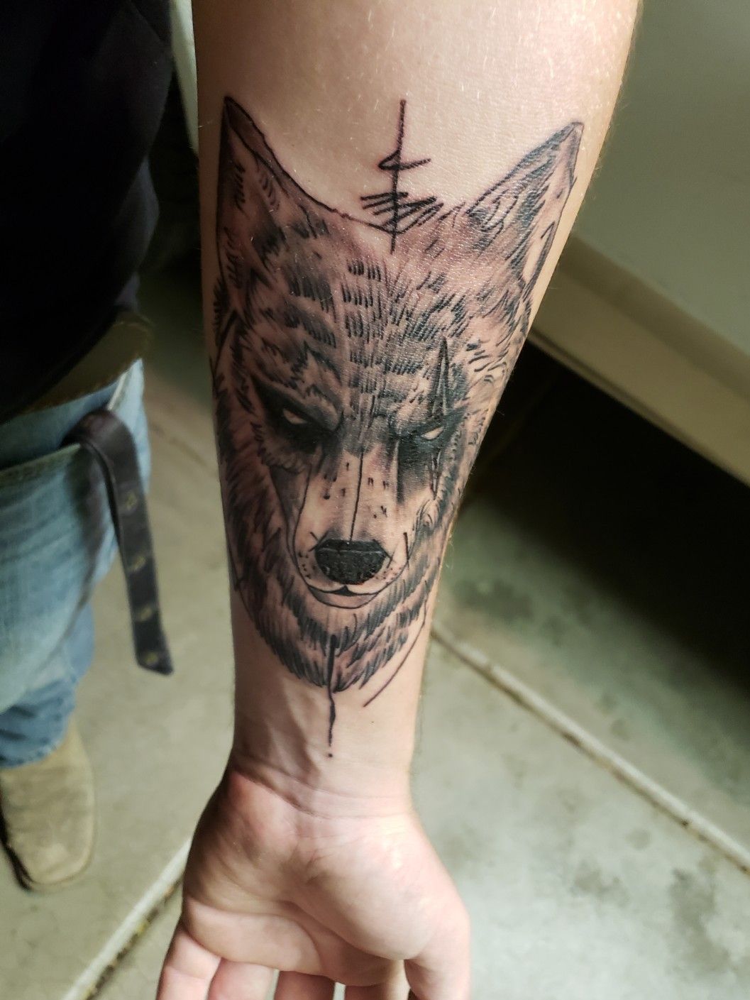 Wolf Scar Tattoos Embryo Sun WOLF Tattoo Commission By Ancient Scars