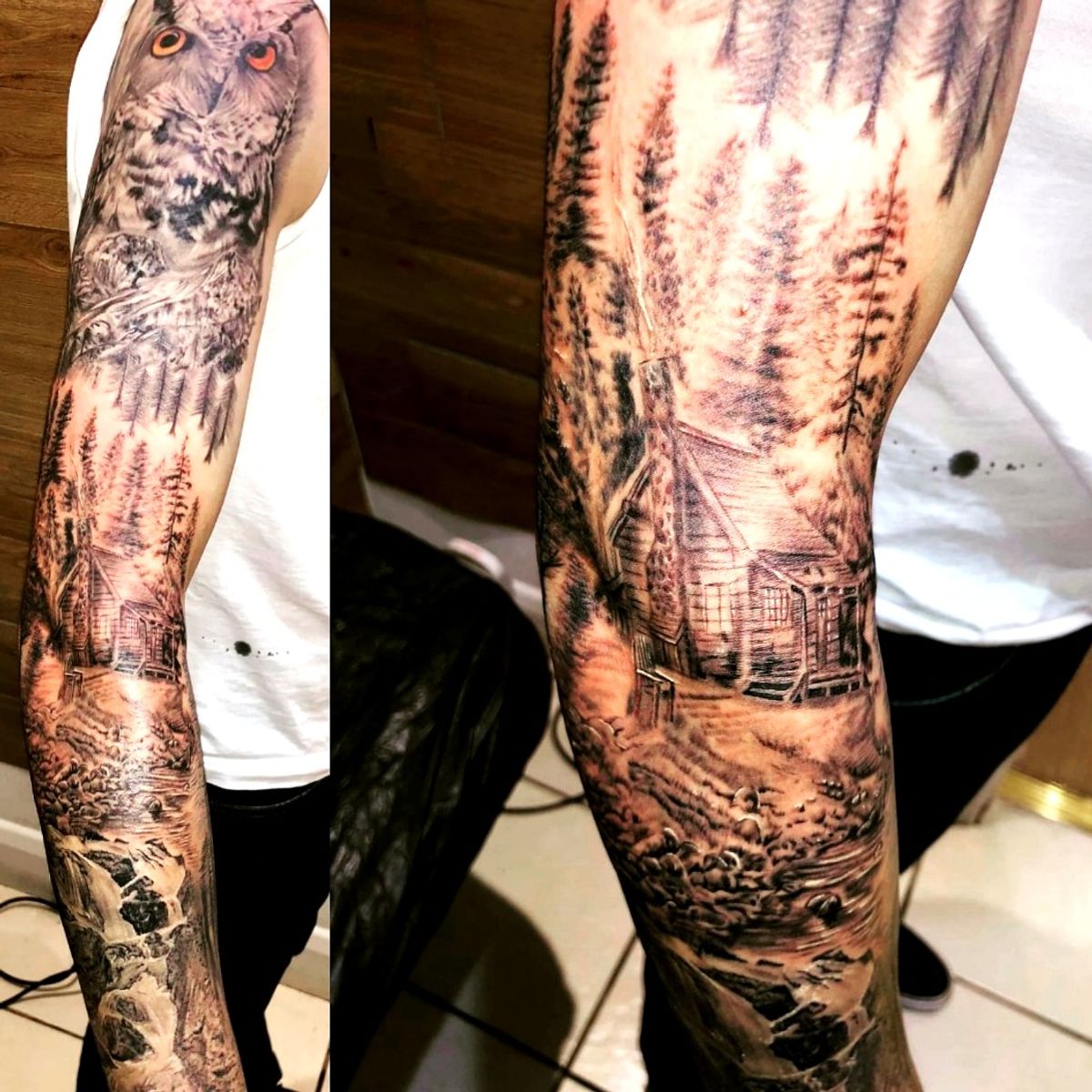 Tattoo uploaded by Jack's Shack Tattoo Studio • Added a little log ...