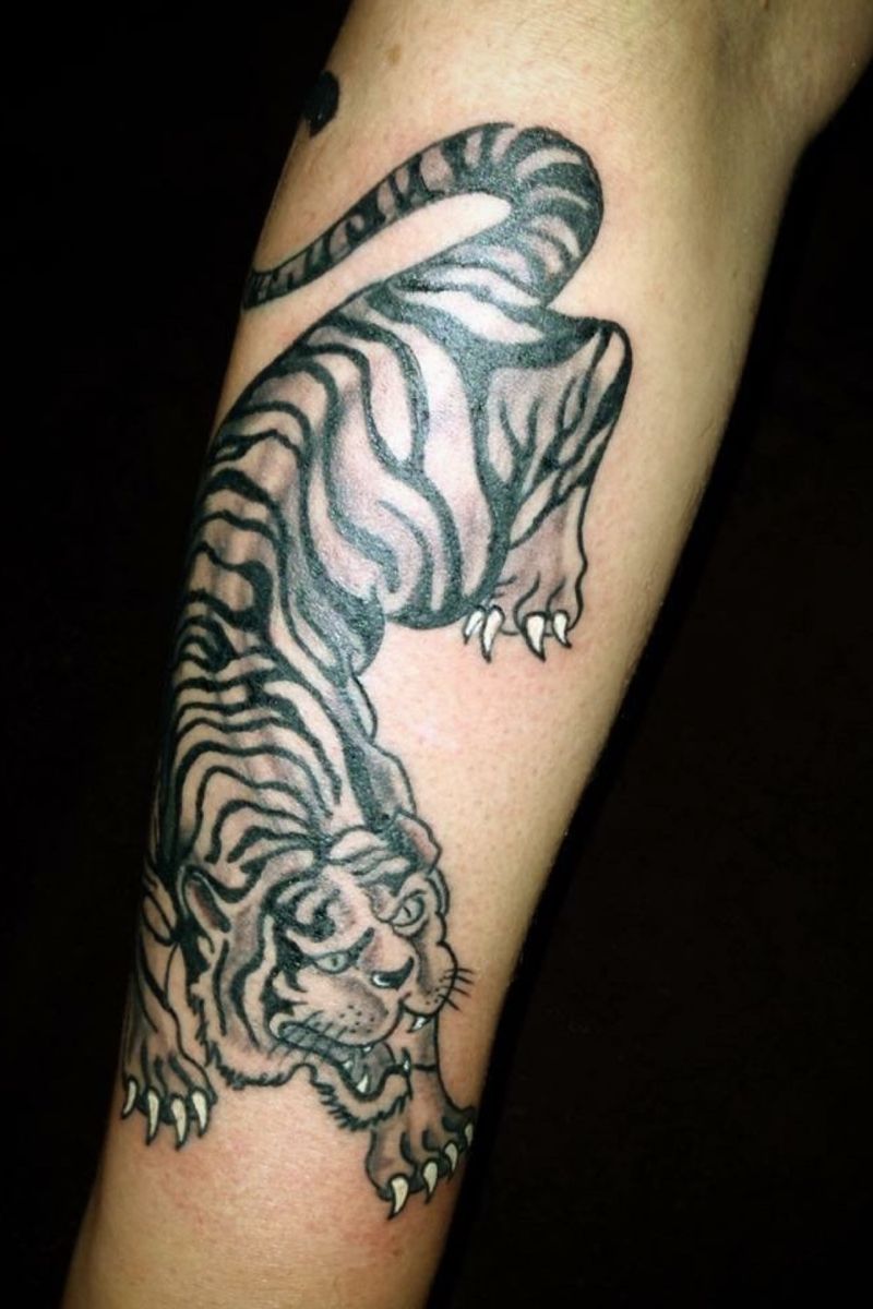 Tattoo uploaded by Luis Assardo • Byakko, The White Tiger is one of the ...