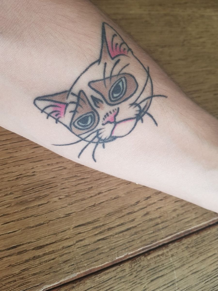 Tattoo uploaded by Driss Eck • Grumpy cat • Tattoodo