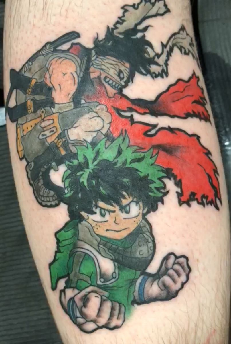 Tattoo uploaded by Jimmy Check • Midoriya Izuku and Hero Killer Stain ...