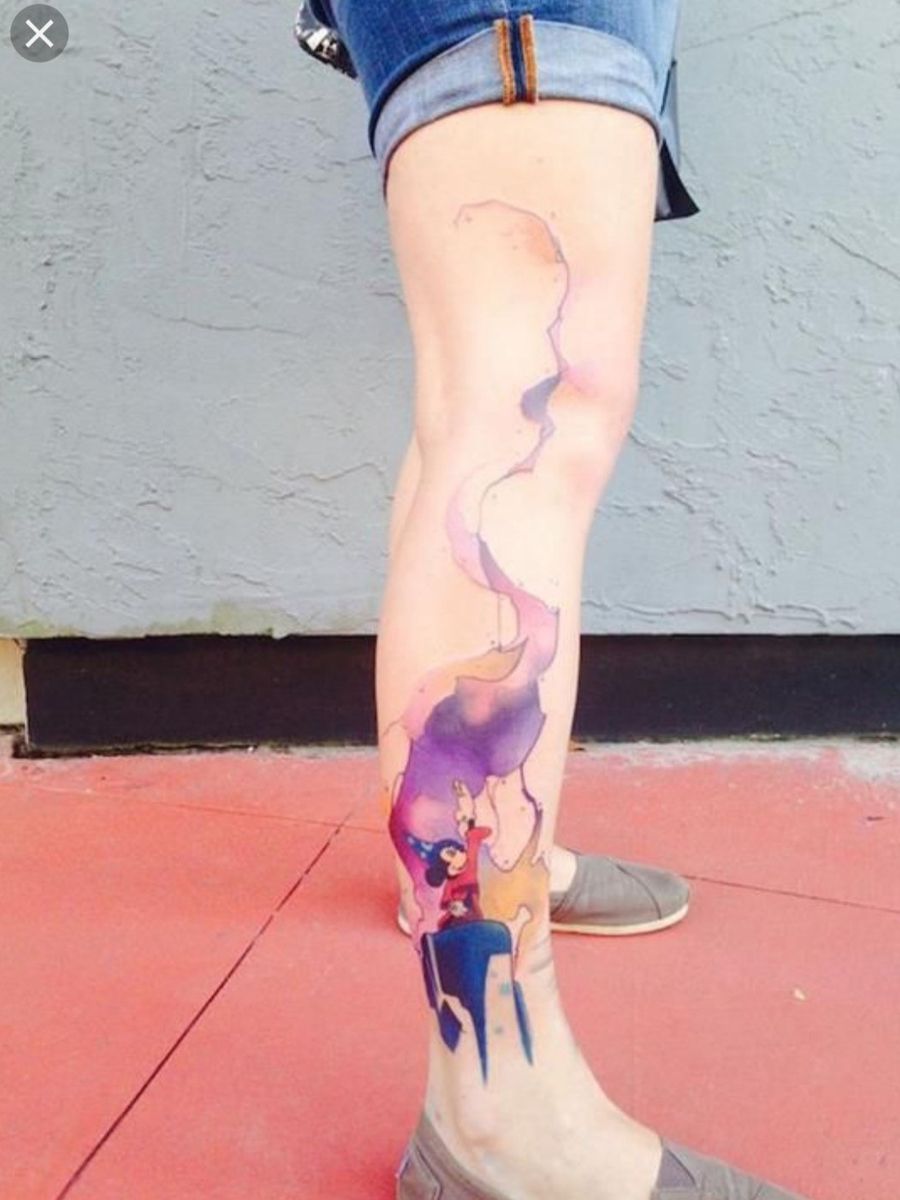 Tattoo uploaded by Lisa_bar897 • #Mickey #Disney #Fantasia # ...