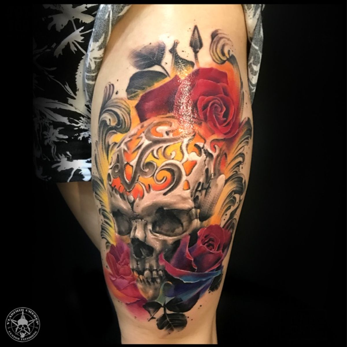 Tattoo uploaded by Vladimir Cherep • #vladimircherep #kraskatattooink # ...