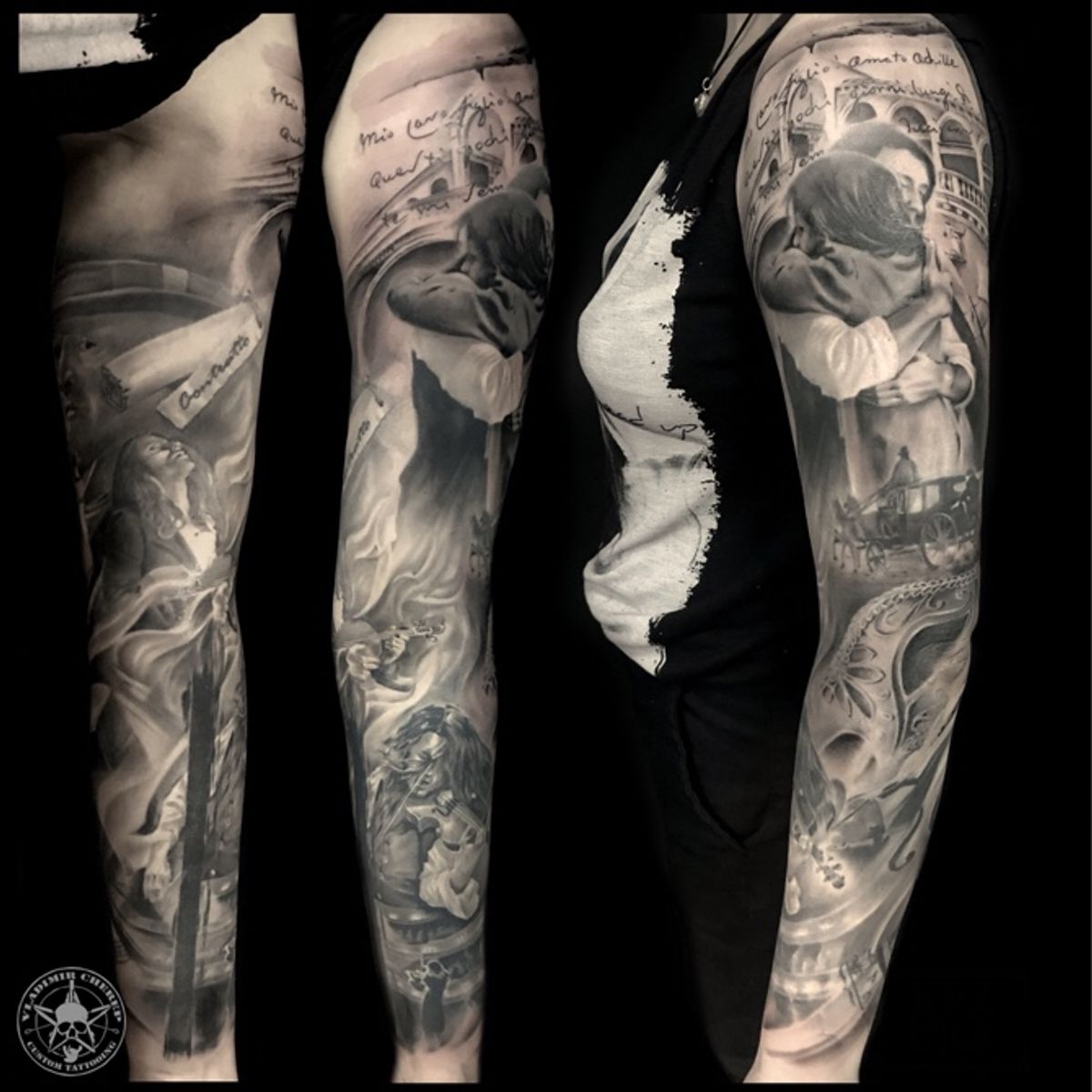 Tattoo uploaded by Vladimir Cherep • #vladimircherep #kraskatattooink # ...
