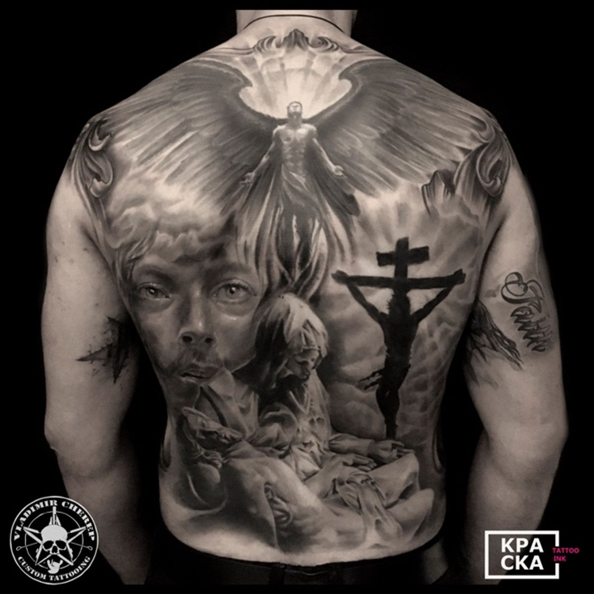 Tattoo uploaded by Vladimir Cherep • #vladimircherep #kraskatattooink # ...