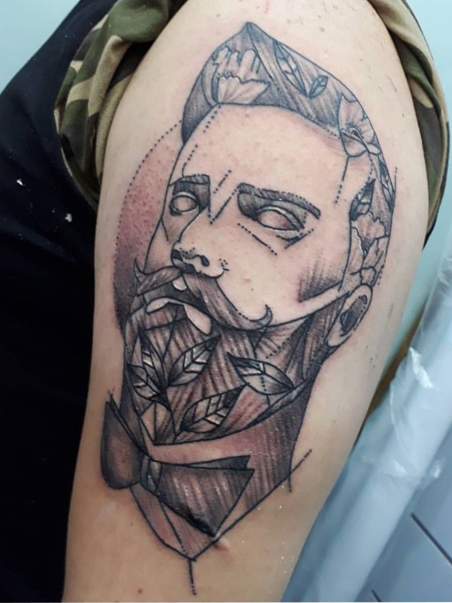 Tattoo uploaded by Tulio Gámez • #beardsandtattoos #Beard #beardtattoo ...