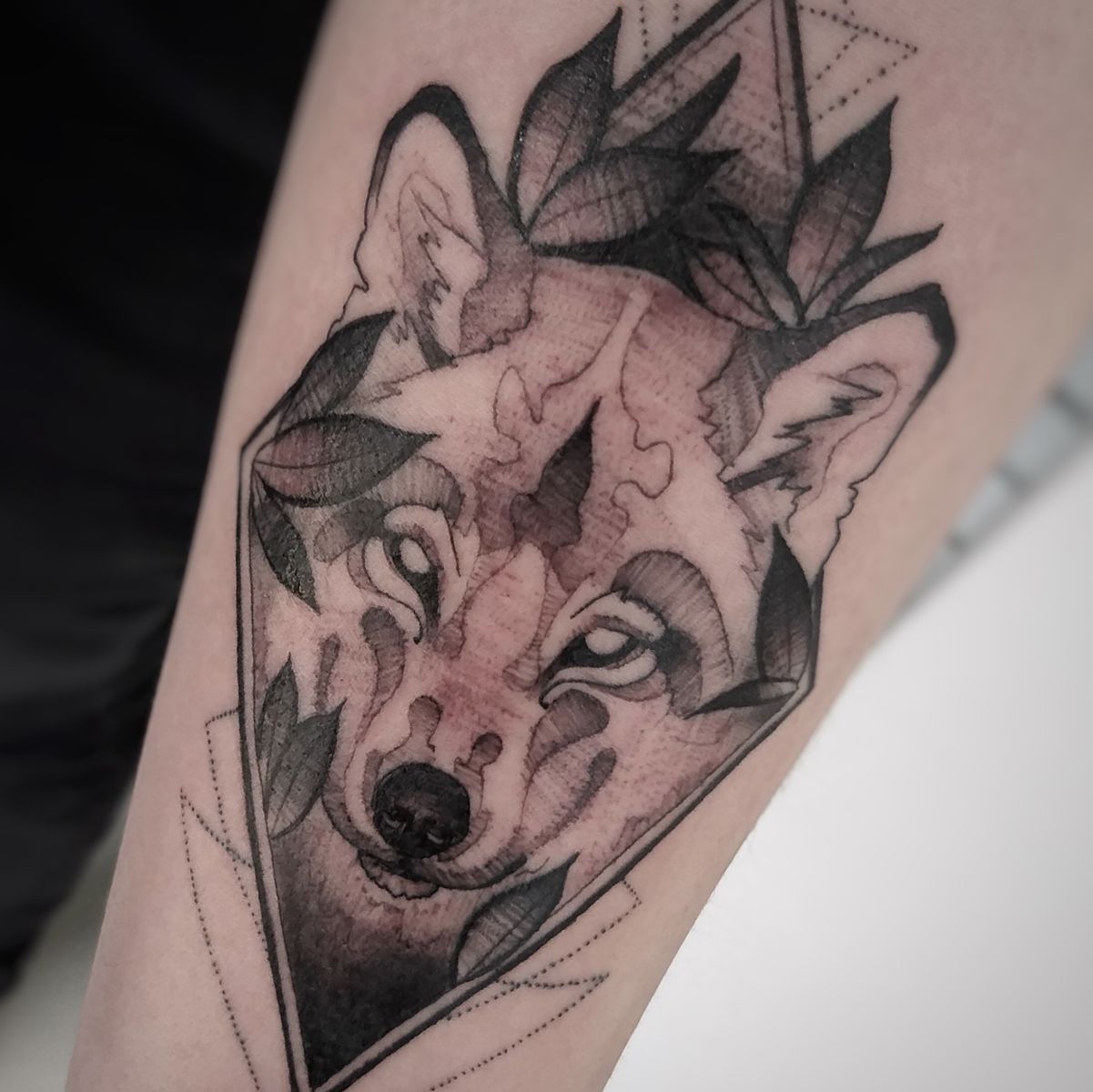 Tattoo uploaded by Jose • #dotwork #ink #shadow #art #wolf • Tattoodo