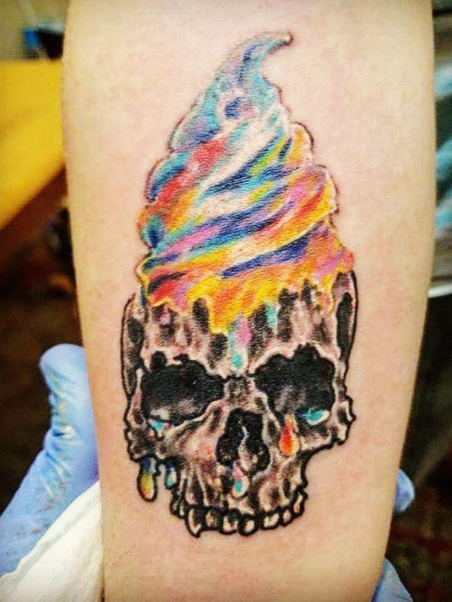 Tattoo uploaded by Josefph Nace • Best ice cream cone idea ever! • Tattoodo