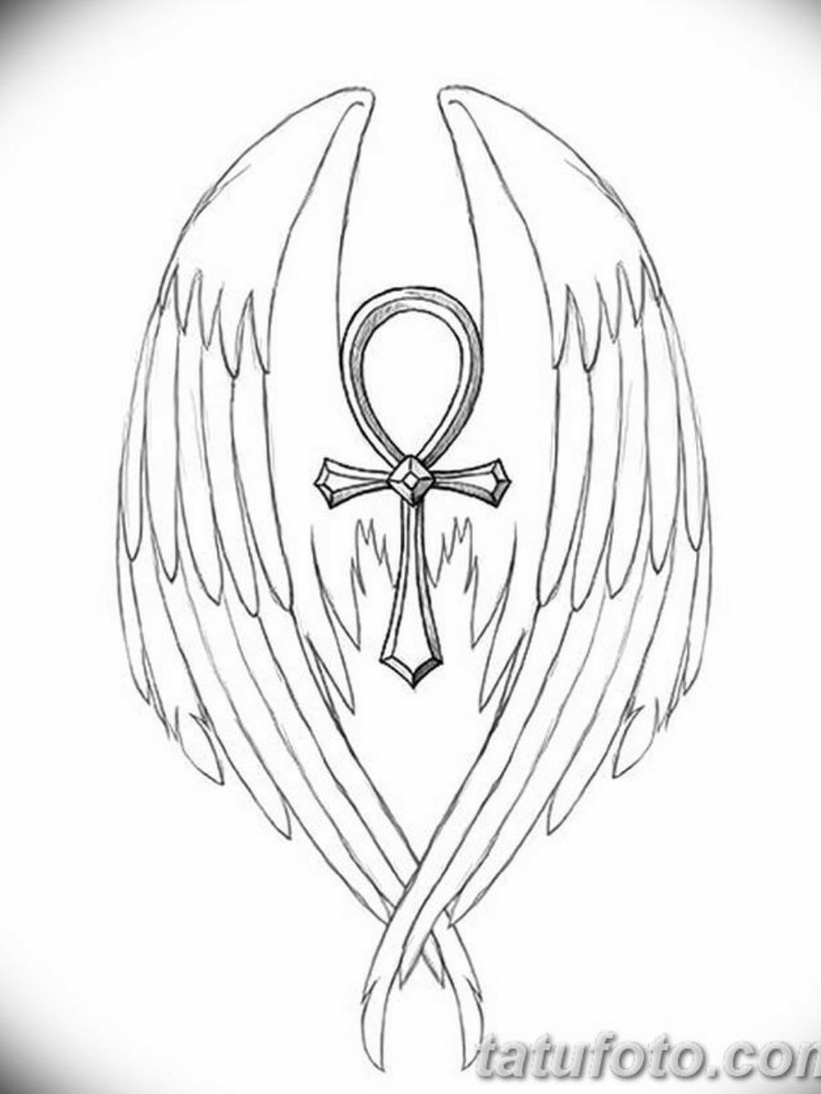 Tattoo uploaded by Kaspars • Wings+ankh • Tattoodo