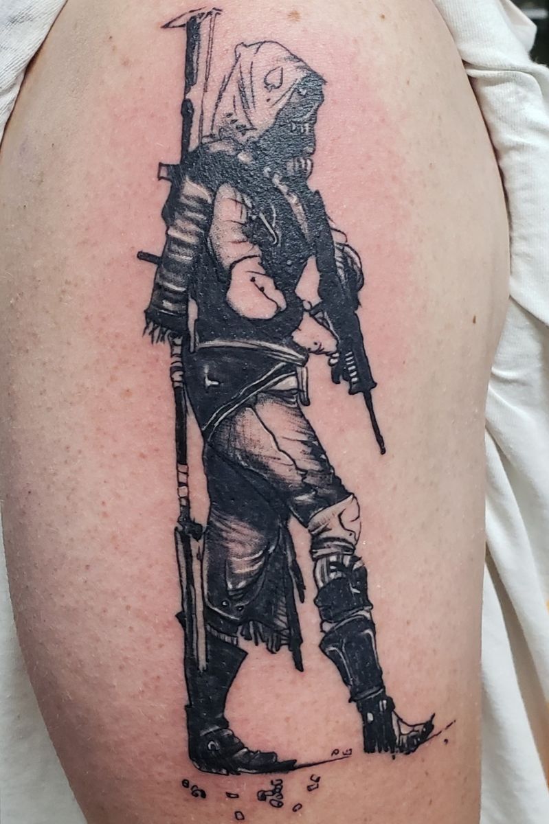 Tattoo uploaded by Cortnee Bradley • Hunter tattoo for Hunter. #hunter ...