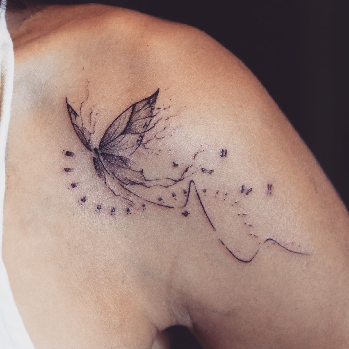 Tattoo uploaded by Nate • Small butterfly tattoo - Tattoo Chiang Mai # ...