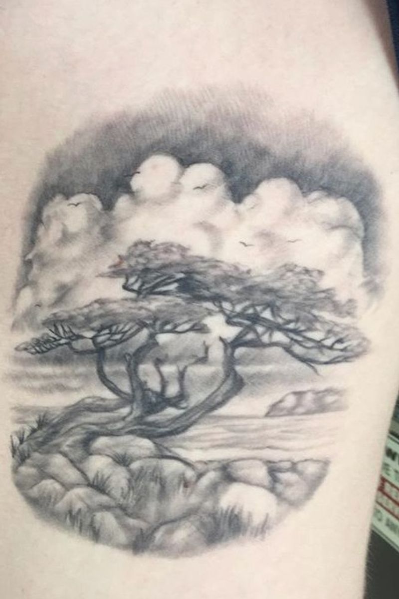 Tattoo uploaded by Kenny Curtis Tattoos • Cypress tree by Kenny Curtis ...