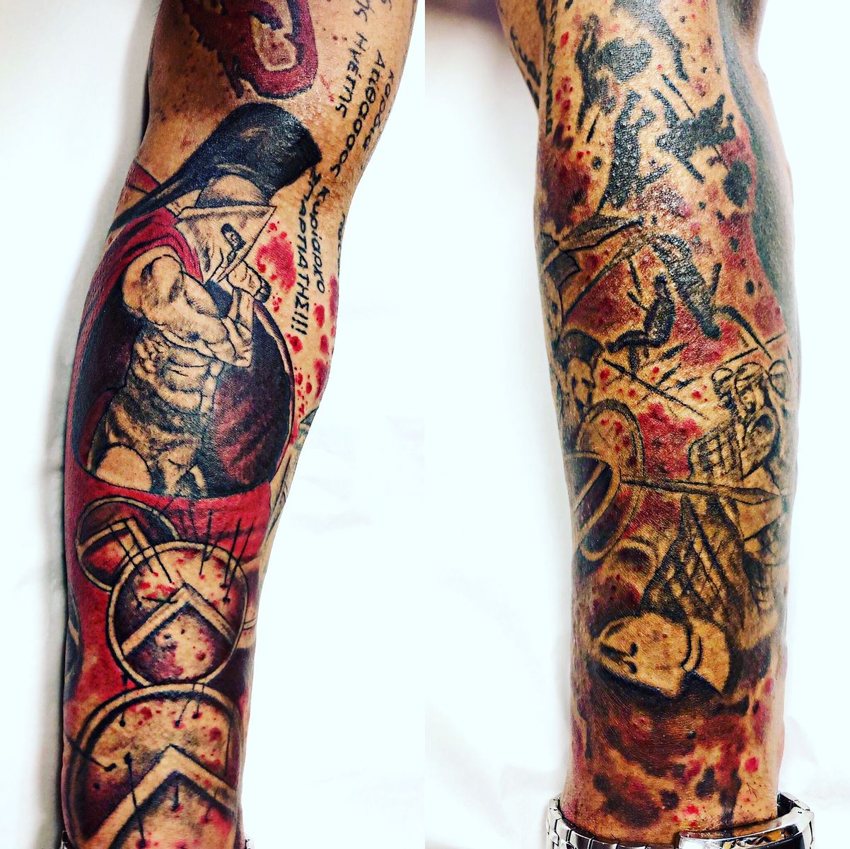 Tattoo uploaded by Kitrius Maclin • Spartan 300 sleeve (forearm) • Tattoodo
