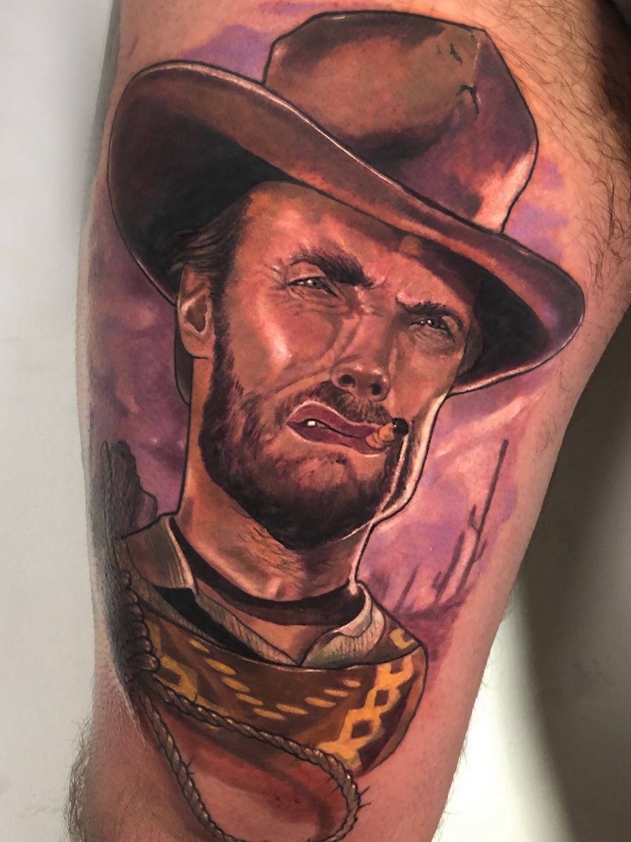 Tattoo uploaded by vilela tattooing • Clint Eastwood - “There are two ...