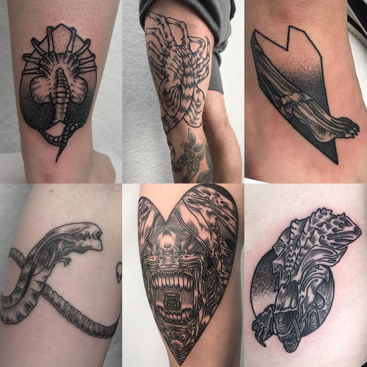 Tattoo uploaded by Monster Alphabet • love doing Alien tattoos, pt.2 # ...