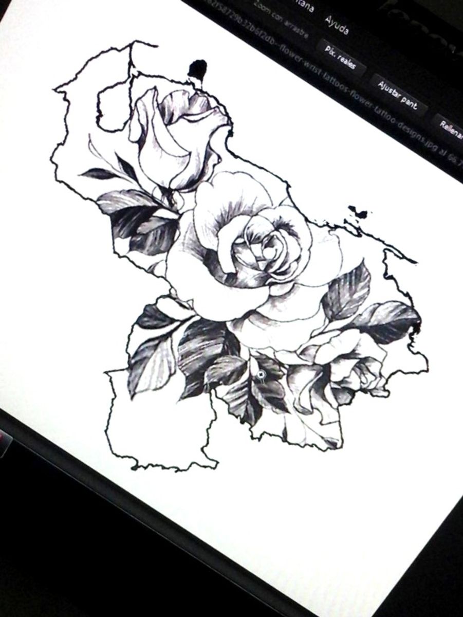 Tattoo uploaded by Humberto Sgambato • #venezuela #mapadevenezuela #map ...
