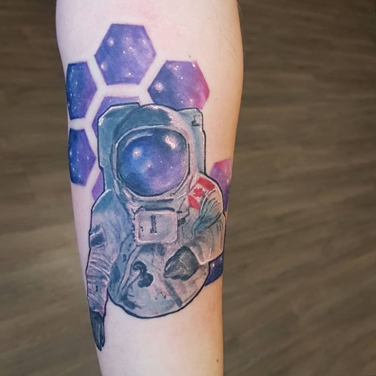 Tattoo uploaded by Wayne Galbraith • #spaceman #astronauttattoos • Tattoodo
