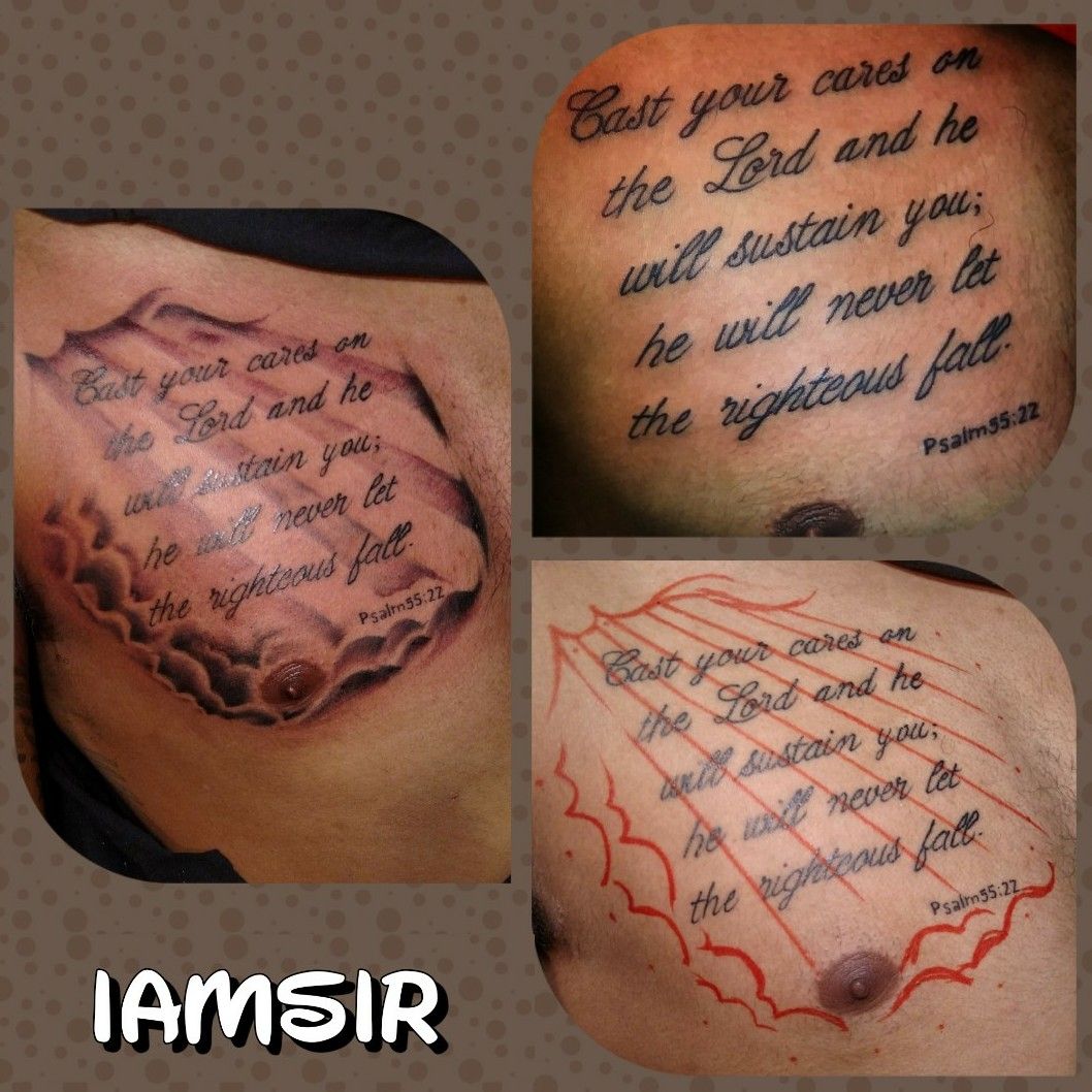 Scripture Tattoos On Chest