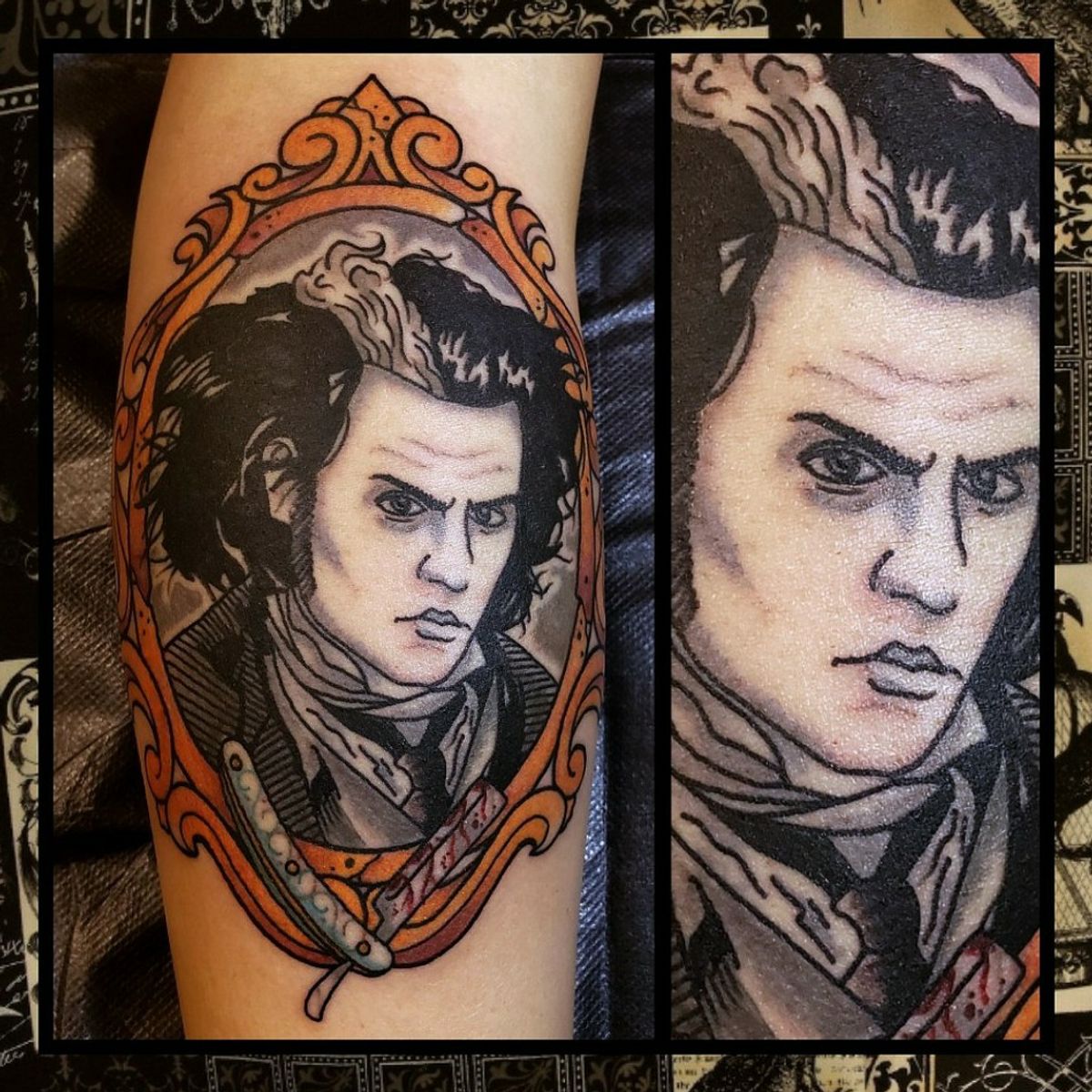Tattoo uploaded by Steve Rieck • Sweeney Todd... #inkfusion # ...