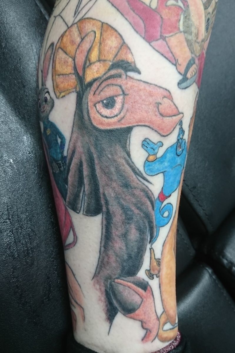 Tattoo uploaded by Harriet Amanda Tattoo • Llama version of Kuzco ...