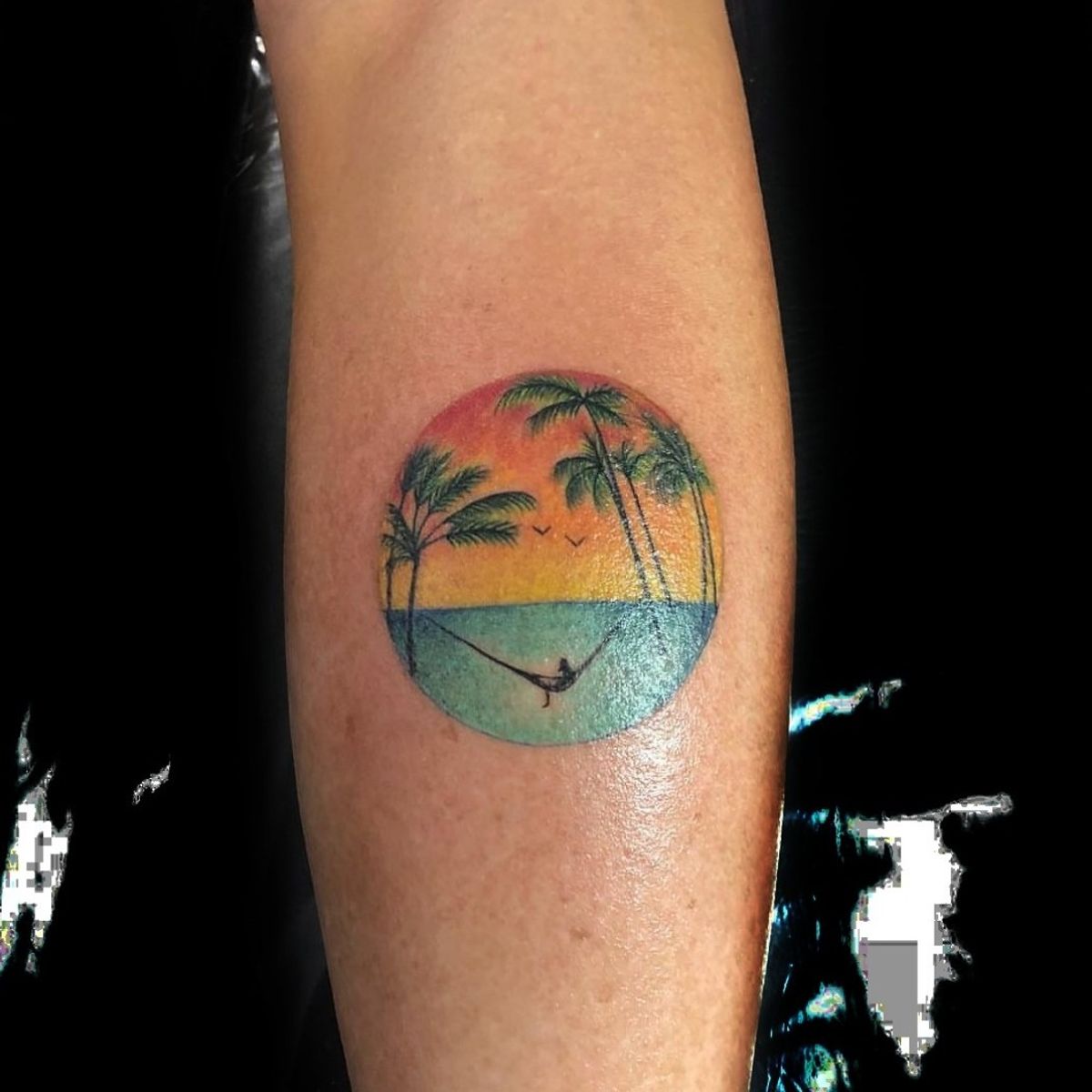Tattoo uploaded by Black Sails Tattoo Isla Mujeres • Island landscape ...