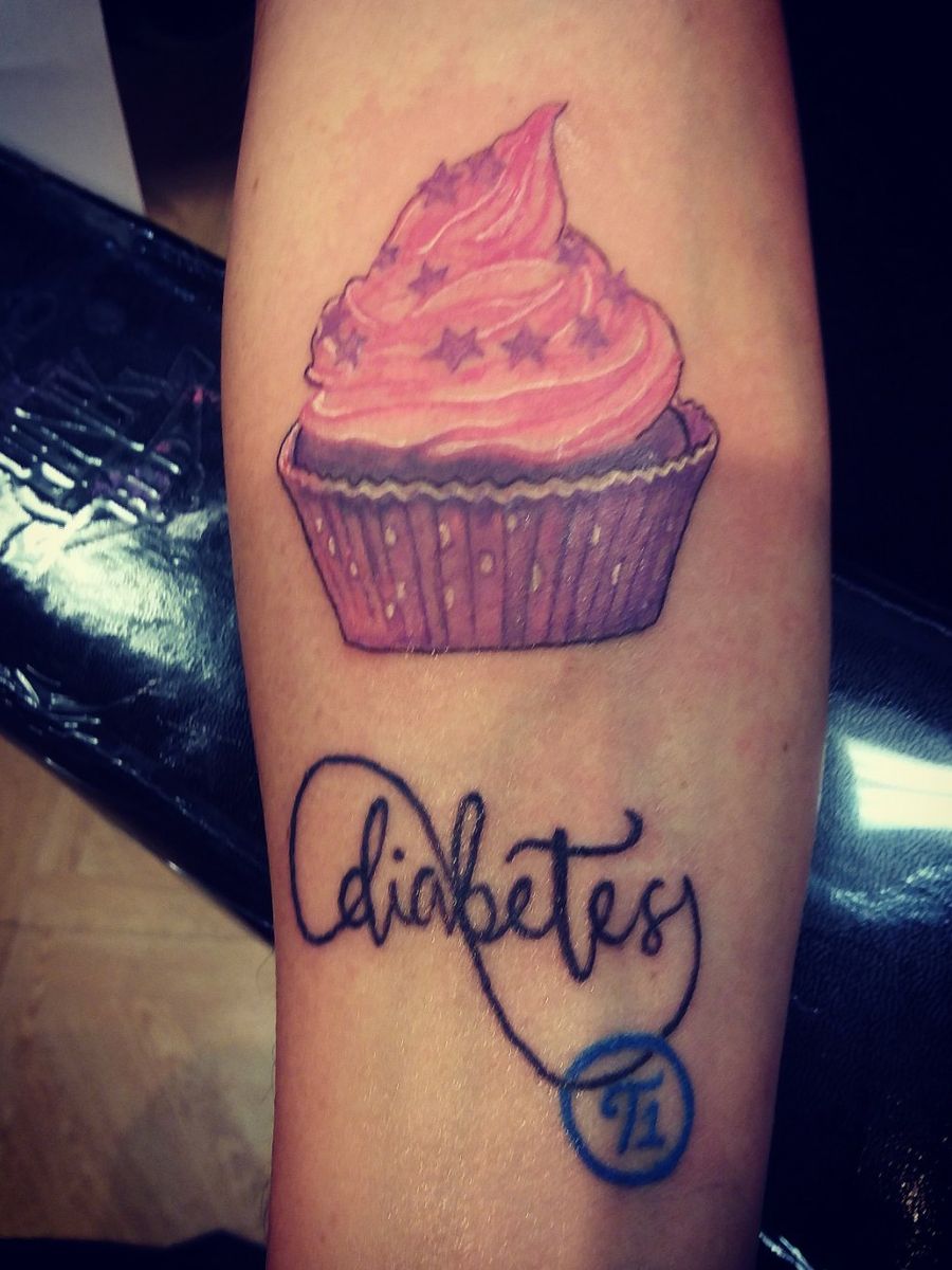 Tattoo uploaded by Crazy Dayz Tattoo • Colorful Cupcake design for ...