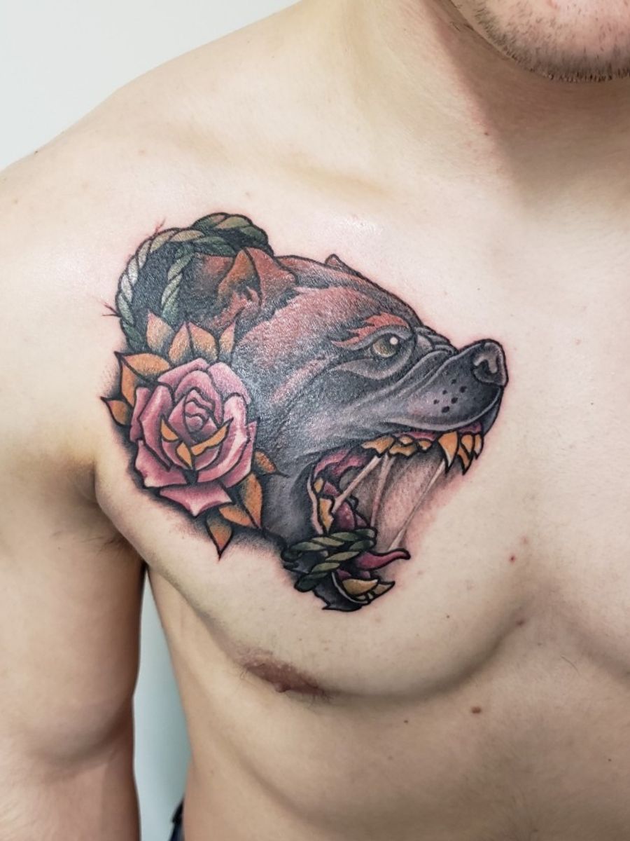 Tattoo uploaded by Sekina Scheibler • First piece of a scene done by ...