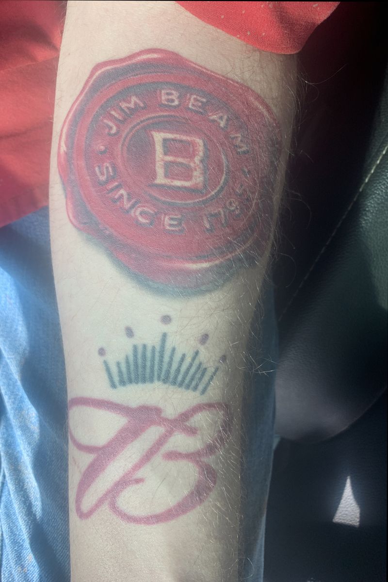 Tattoo uploaded by Nick Moses • Budweiser done in Cali. Jim Beam done ...