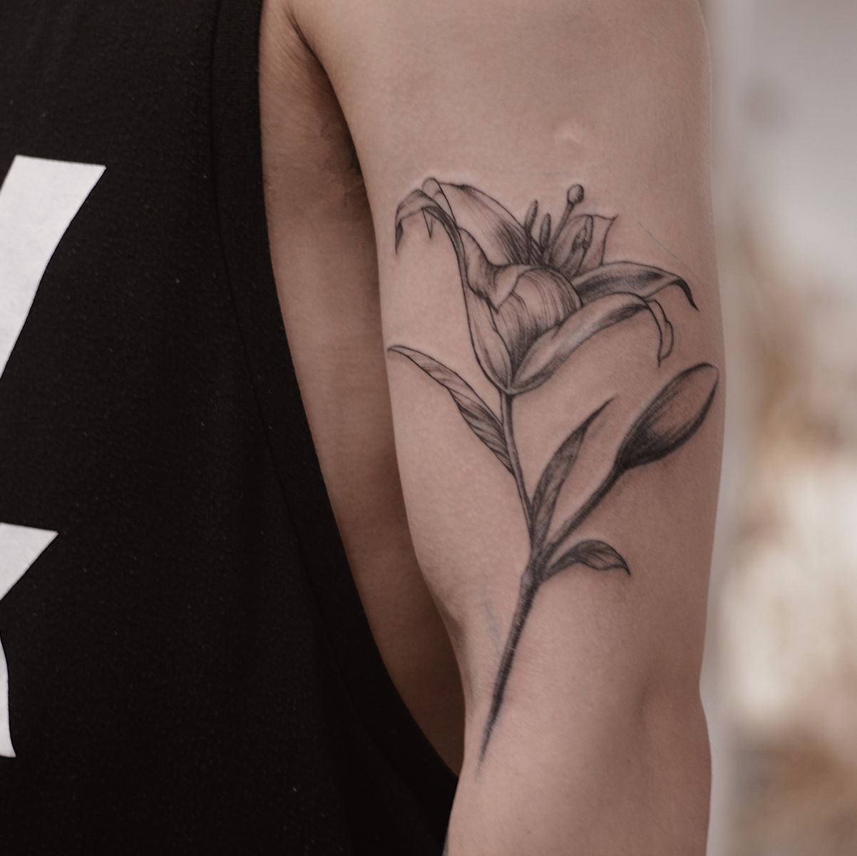 Tattoo uploaded by Lesine Atelier Hong Kong • Lily tattoo - arm tattoo ...