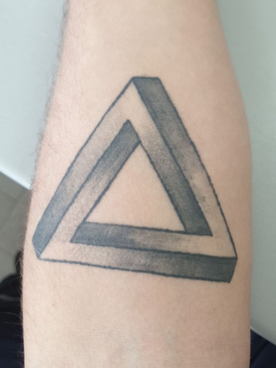 Tattoo uploaded by Aleksandar Mihajlovic • Infinity triangle • Tattoodo