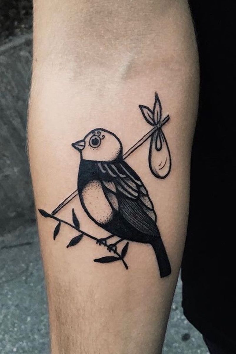 Tattoo uploaded by Max • Migratory bird By Thure Melander ...